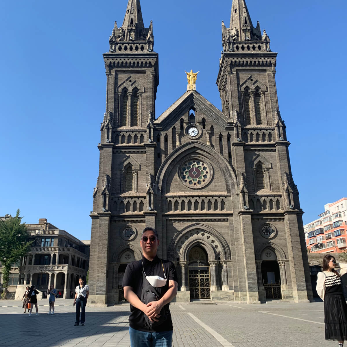 Praying for peace at the China-North Korea border