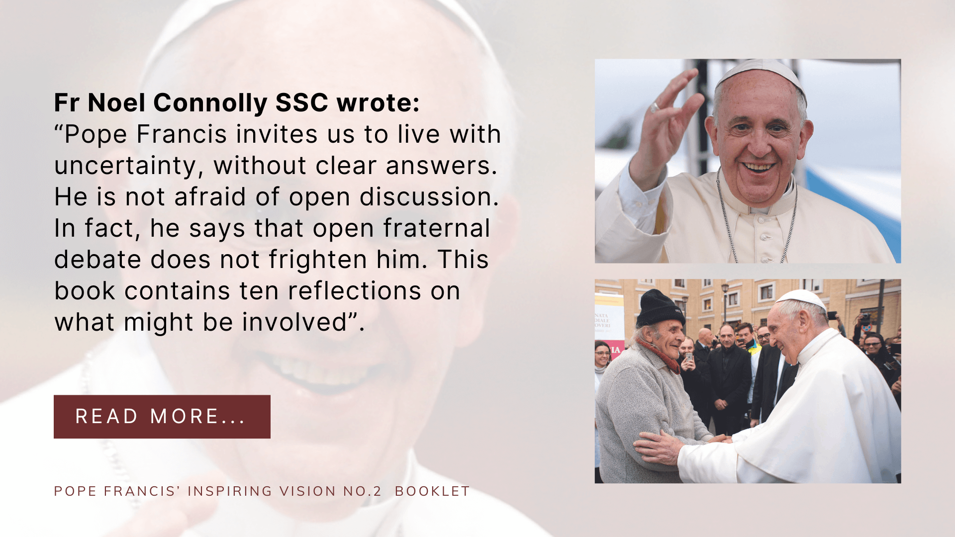 2026 Calendar & Pope Francis' Inspiring Vision 2